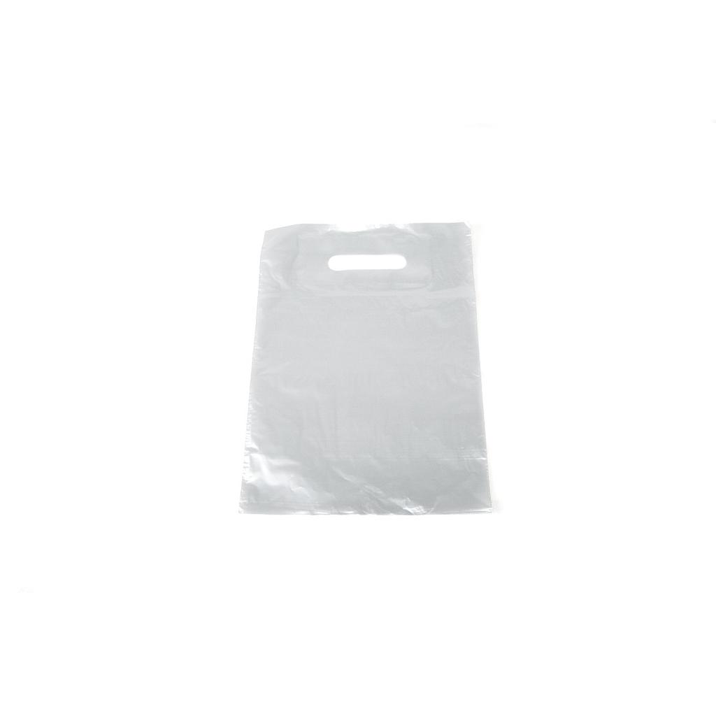 Silver Bag with Die-Cut Handles 25x35 cm 100 Units - Ideal for Crafts ...